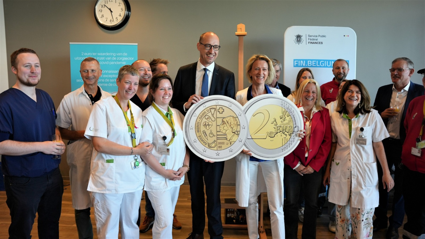 Herdenkingsmunt voor zorgpersoneel - Infuus