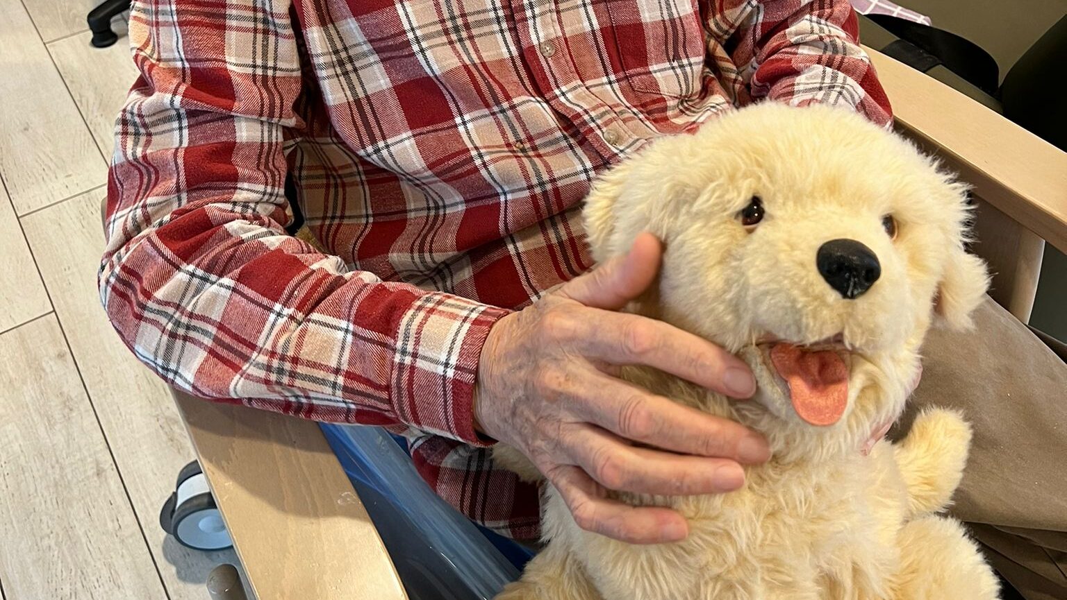 In wzc doet de warmte van een (robot)hond wonderen